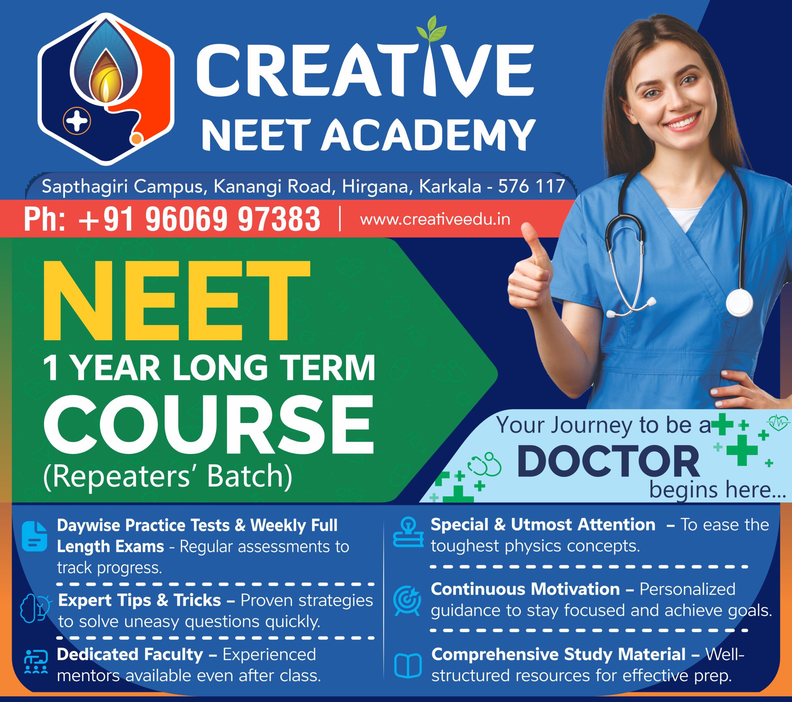 NEET TRAINERS - Creative Education Foundation Moodbidri (R.)